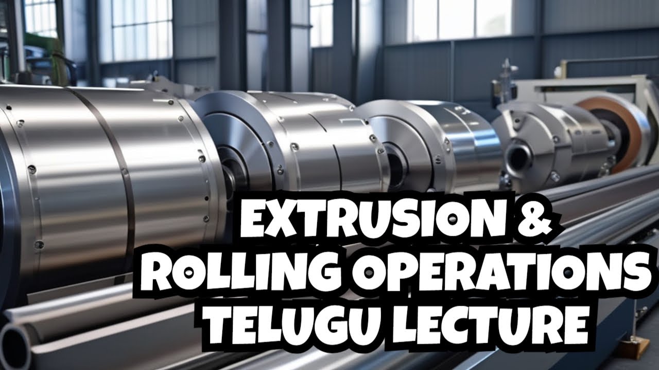 Extrusion and Rolling Operations - YouTube