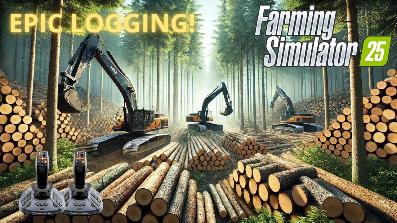 Epic Logging Adventure in Bear Wallow Forest | Farming Simulator 25 ...