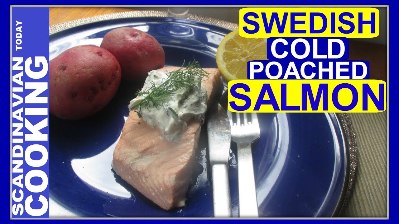 How To Make Swedish Cold Poached Salmon for Midsummer 🎉 Kall inkokt lax ...