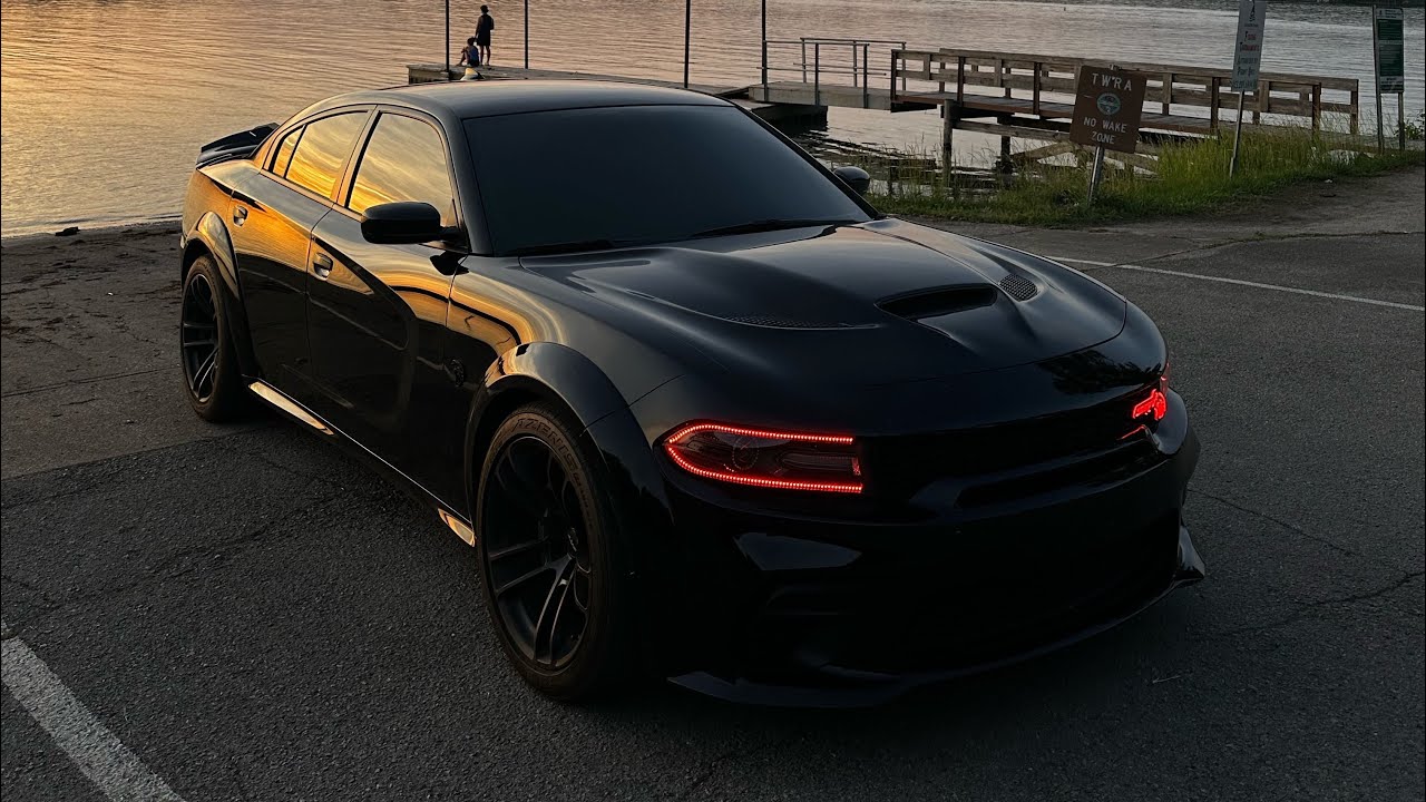 MURDERED OUT HELLCAT RAIN CITY POV ☔️ - YouTube