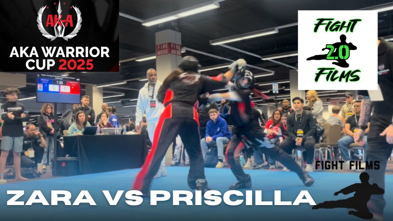 Zara Stokes vs Priscilla Gamez - 12-14 Girls Open Weight Fighting ...