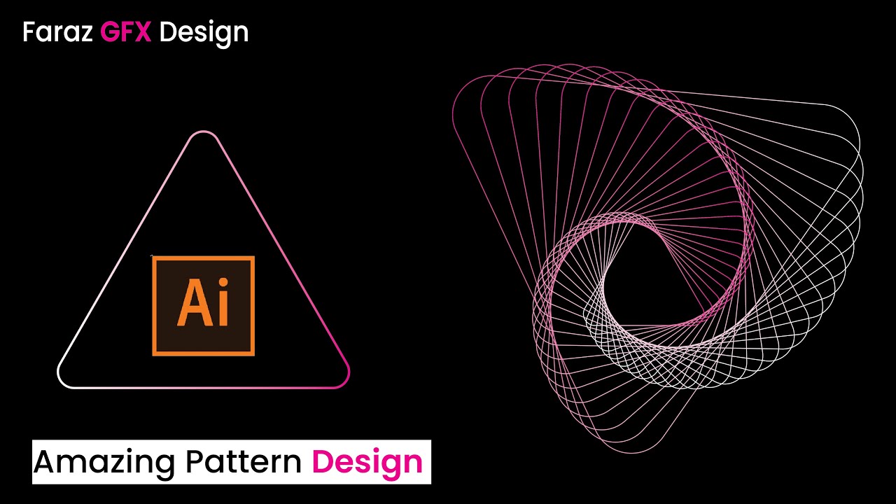 How to Create a Pattern Design in Adobe illustrator | | Faraz GFX Design #illustratortutorial ...
