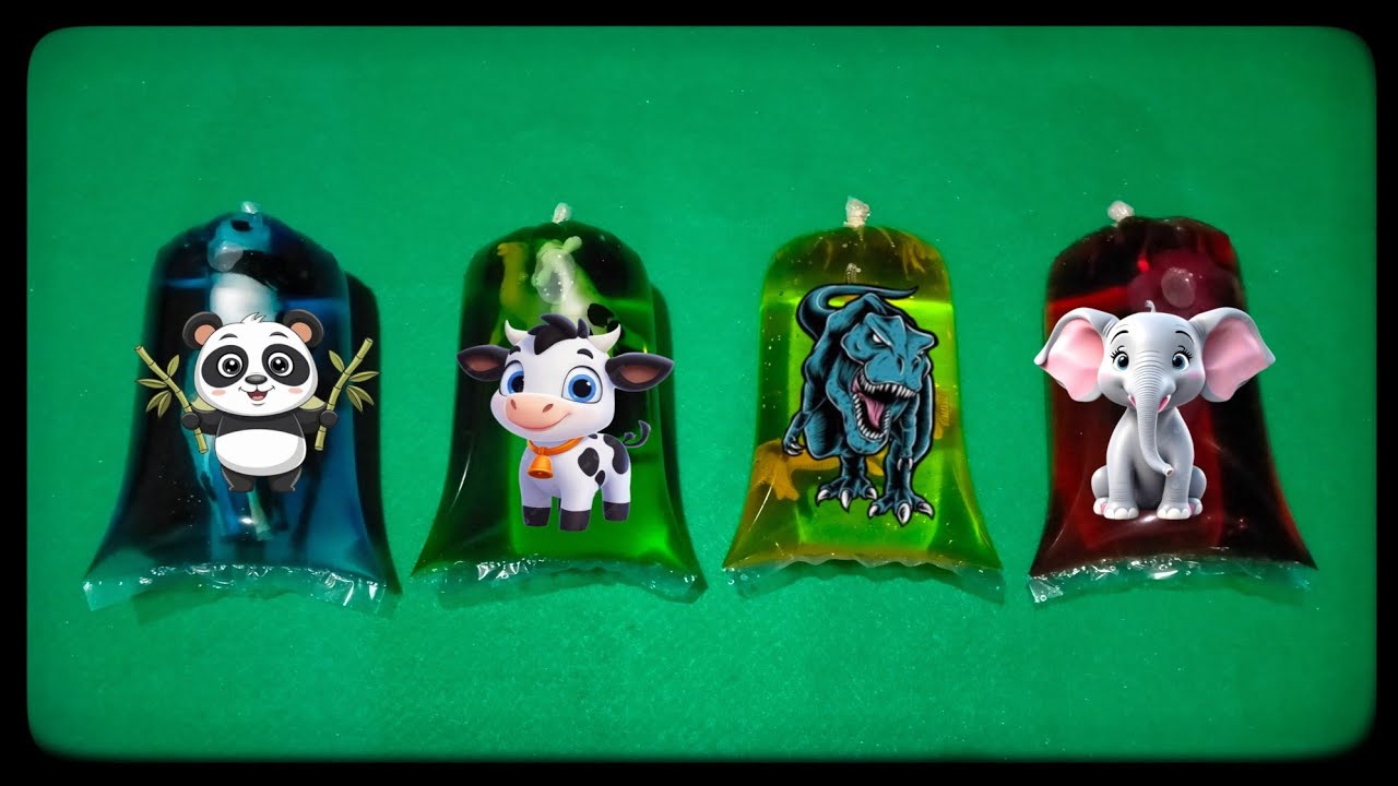 Toy Animals /Unboxing /Cow / Dinosaurus T-rex /Donkey / Hippopotamus ...