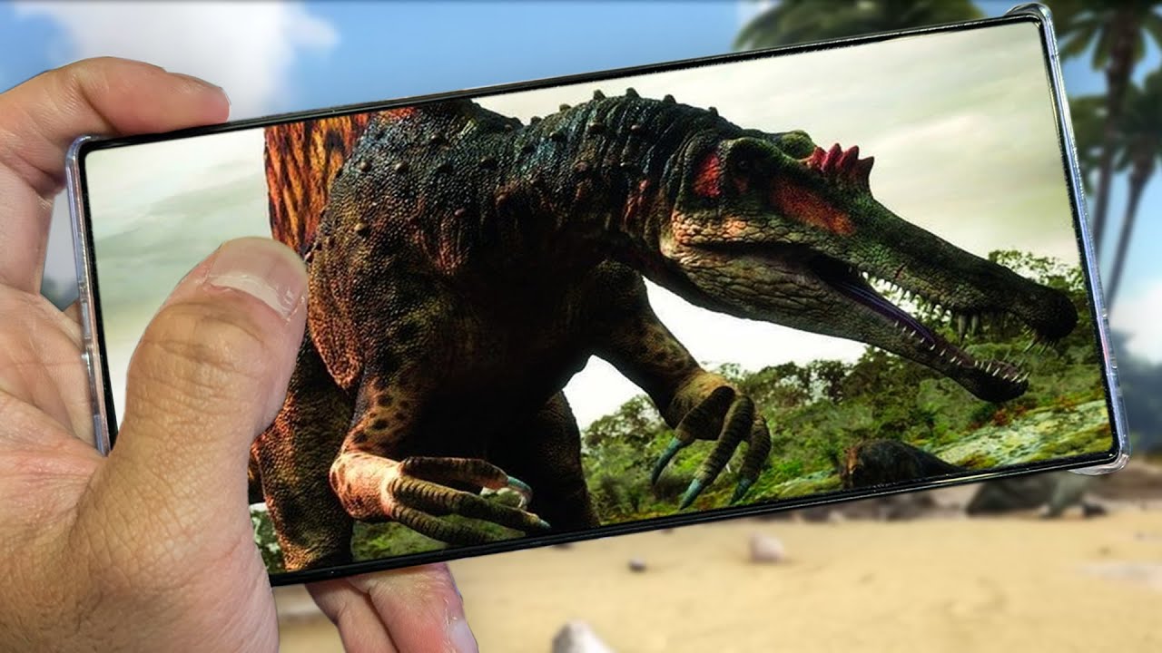 Hunting for Spino and Bary - Ark Mobile - YouTube