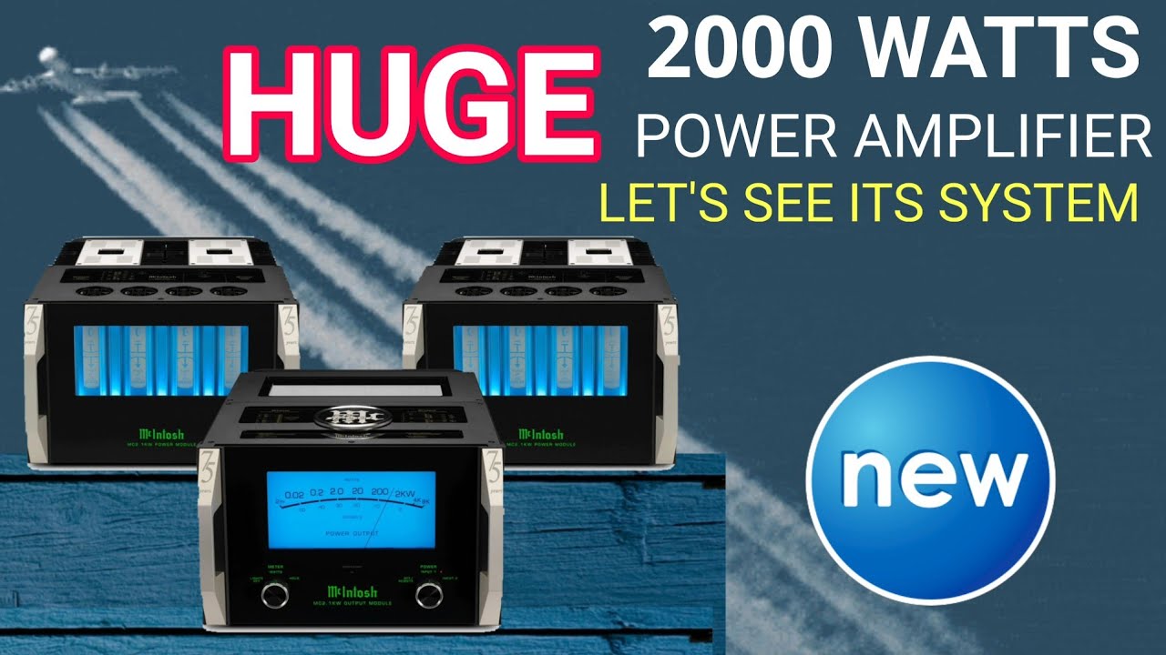 Exploring McIntosh MC2.1kW Amplifier Inside and Out in 2025 - YouTube