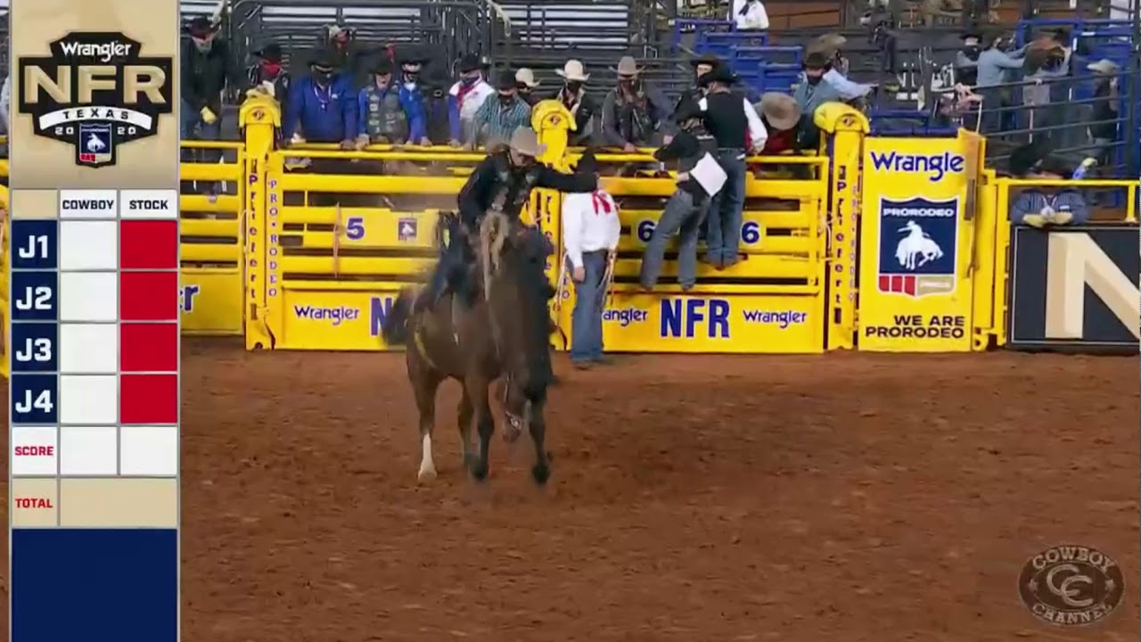 Wyatt Casper Wins Round 9 at the WNFR 2020 - YouTube
