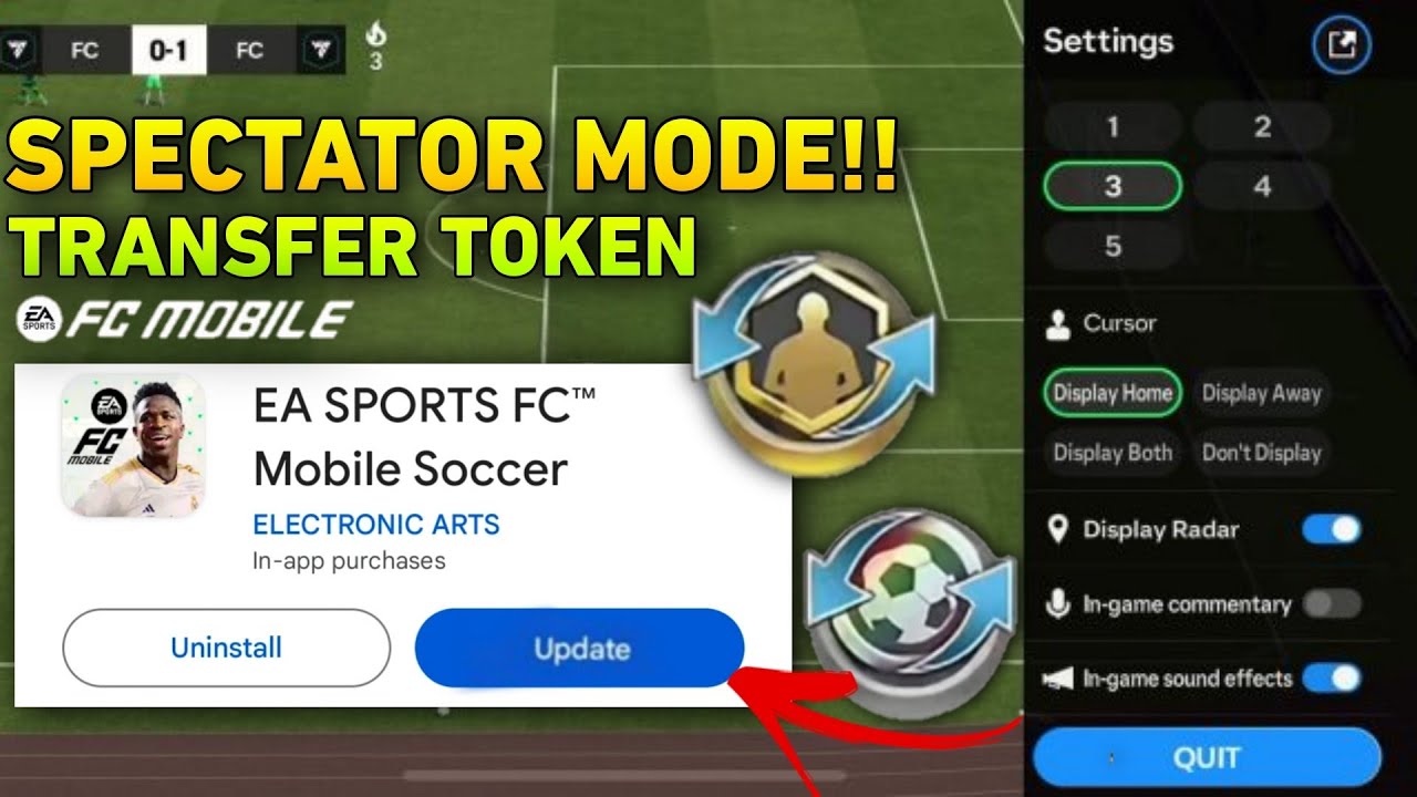 NEW FC MOBILE SPECTATOR MODE!! TRAINING TRANSFER TOKENS & 5 BIG ...