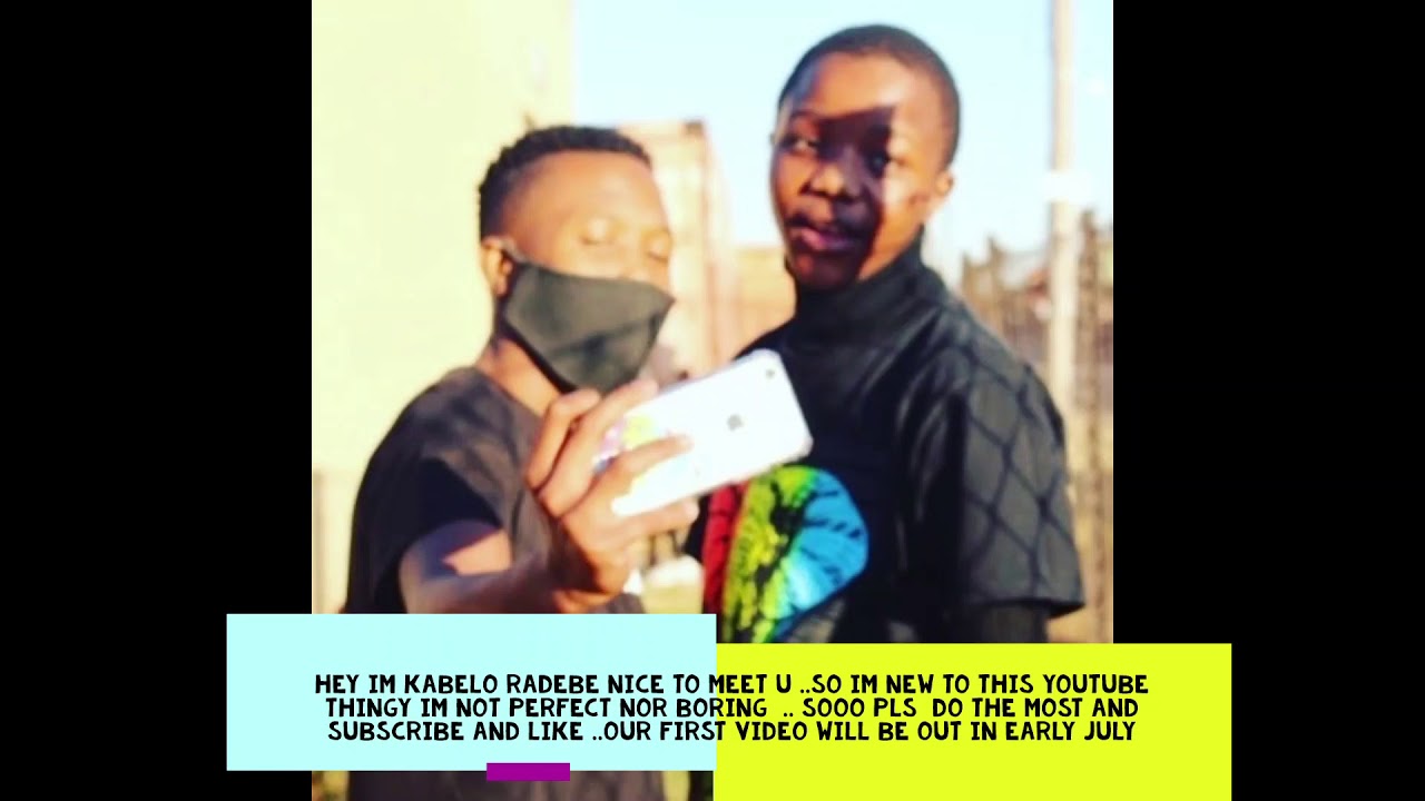kabelo makes his first video - YouTube