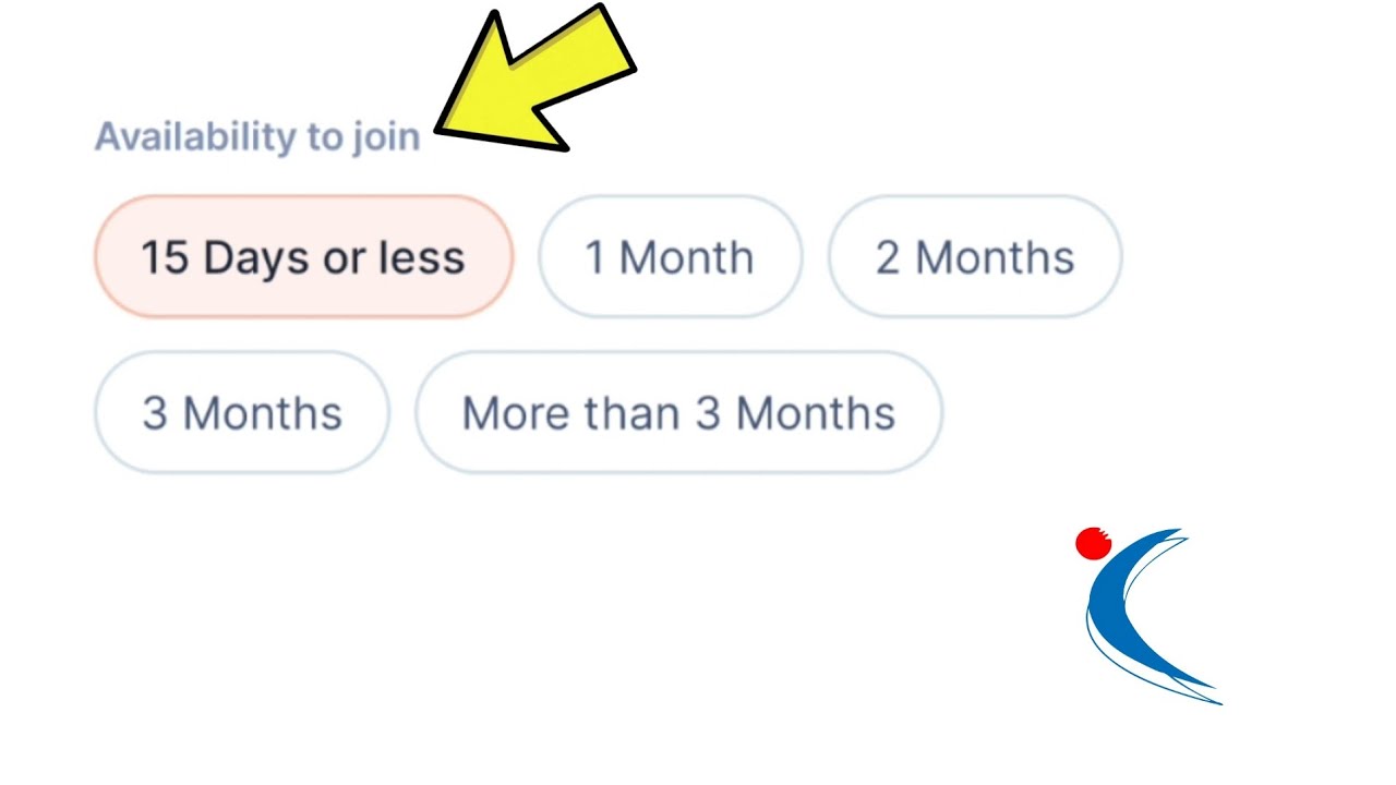 how to set naukri.com profile availability | availability to join ...