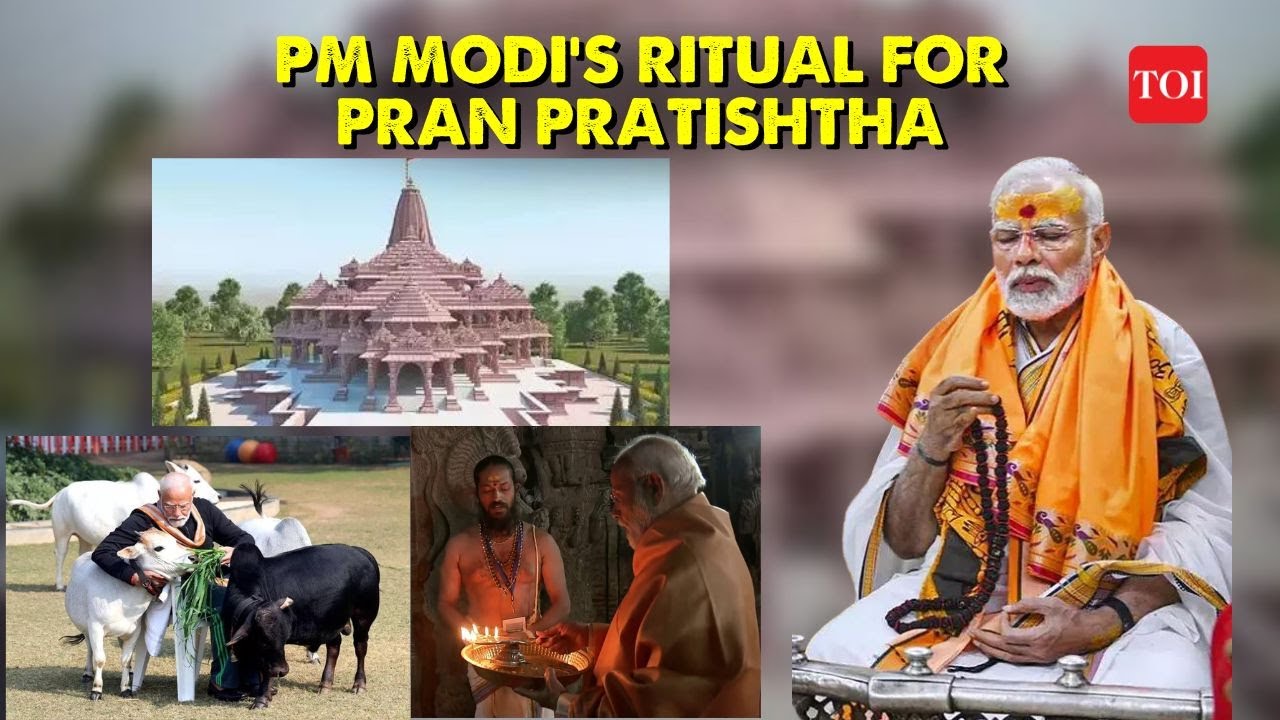 PM Modi drinking only coconut water, sleeping on floor ahead of Ram ...