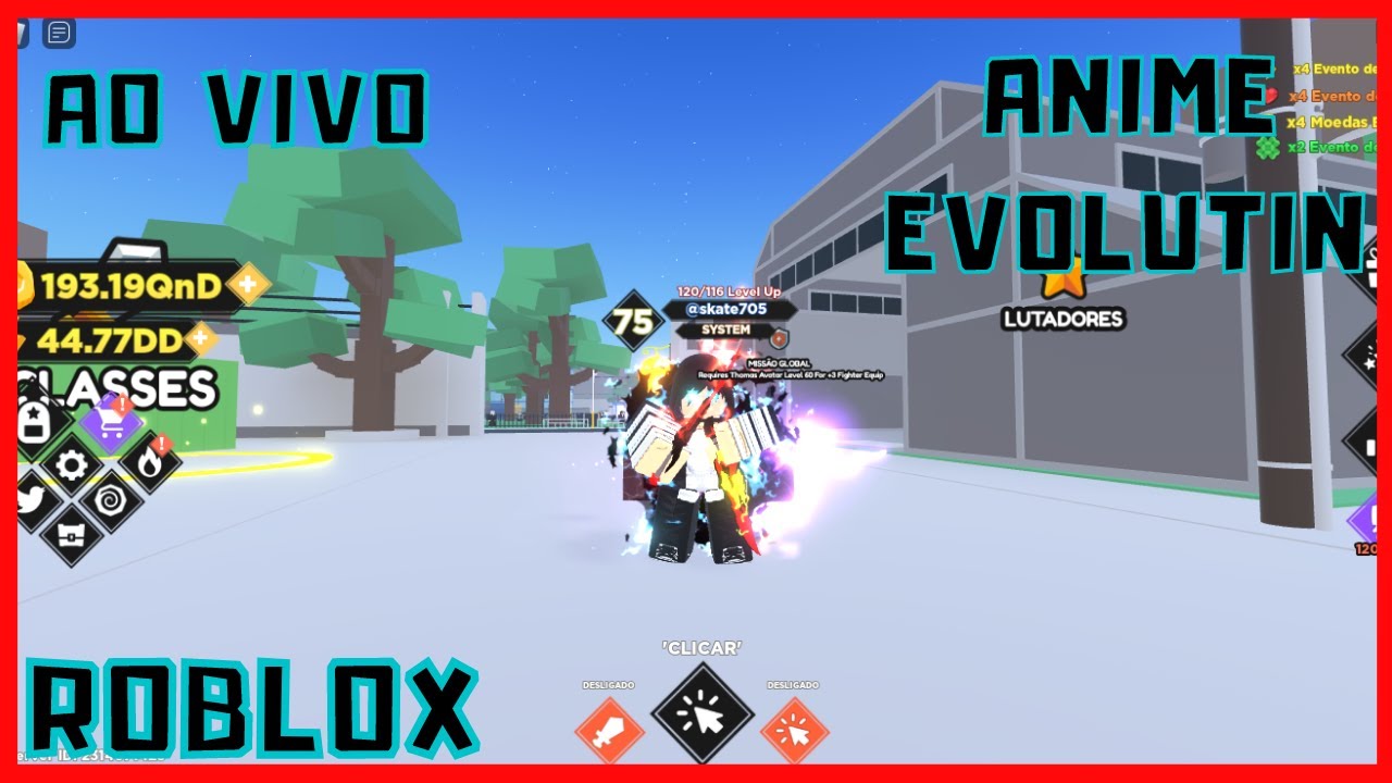 AO VIVO ROBLOX FARM AFK (Anime Evolution Simulator ) - YouTube