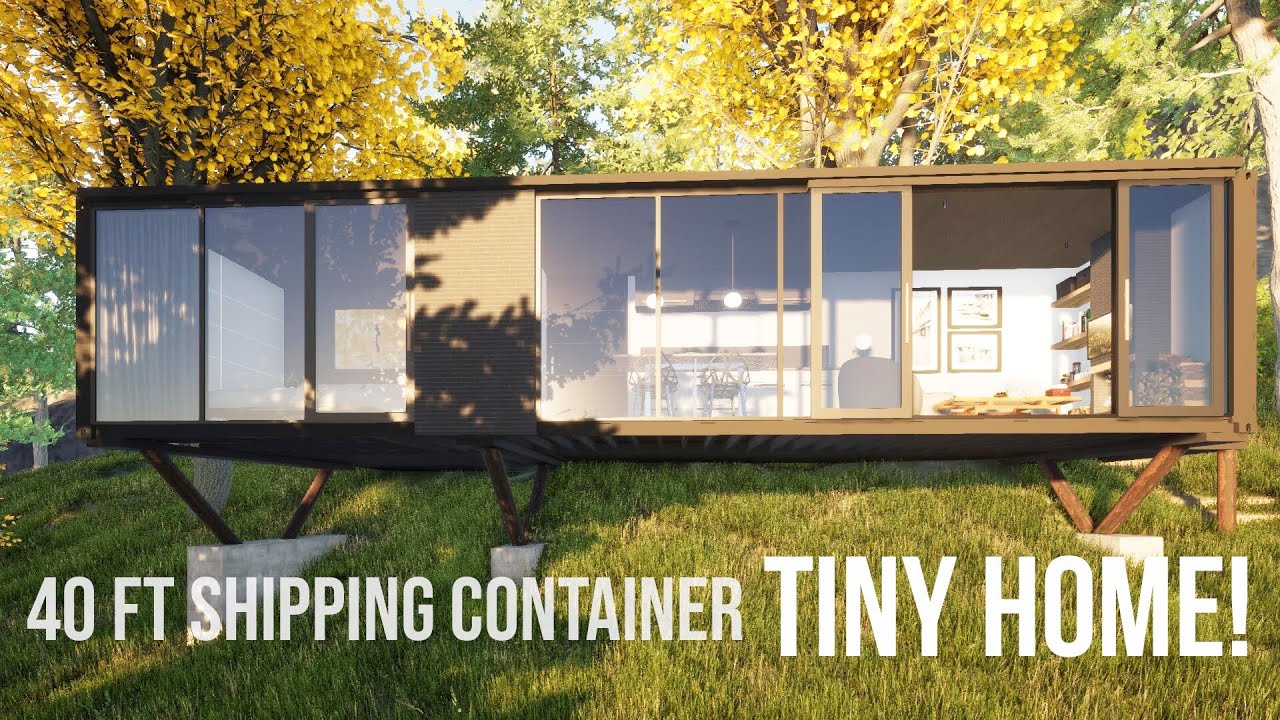 The Ultimate Shipping Container Tiny Home: A Cozy Haven - YouTube