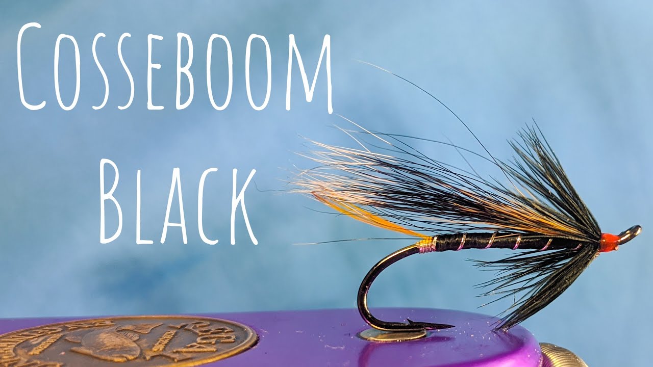 Cosseboom black - Montage d'une mouche à saumon - YouTube