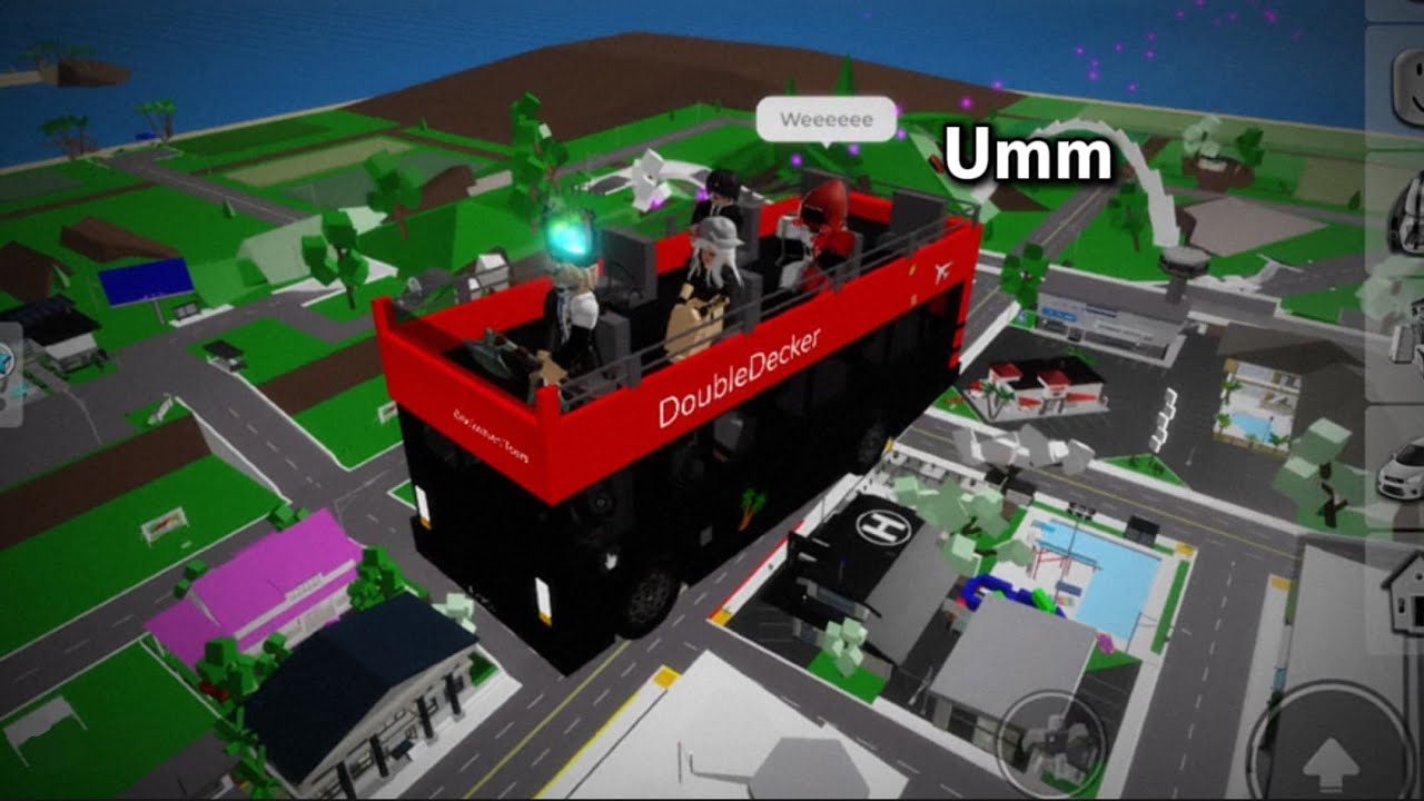 FLYING BUS IN BROOKHAVEN?!?! - YouTube