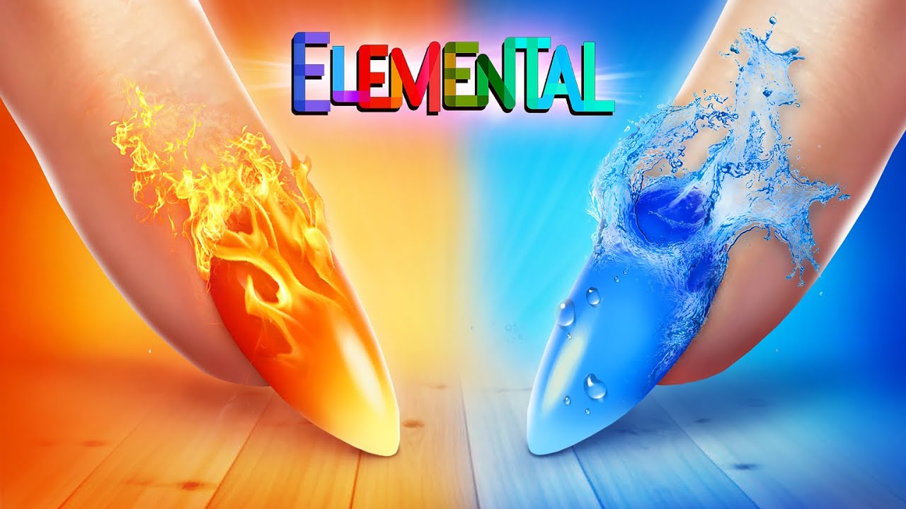 Ember and Wade from Elemental Have Children! Four Elements in College ...