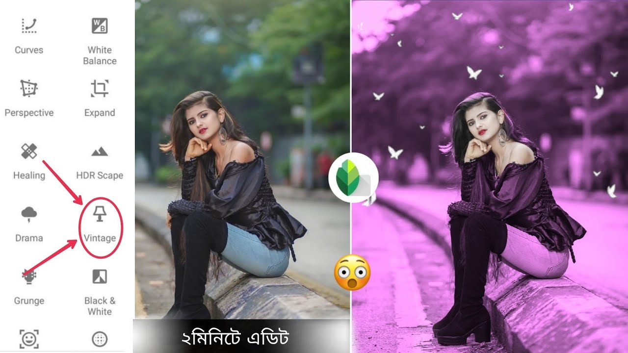 Snapseed Background Colour Change Trick | Snapseed New Photo Editing ...