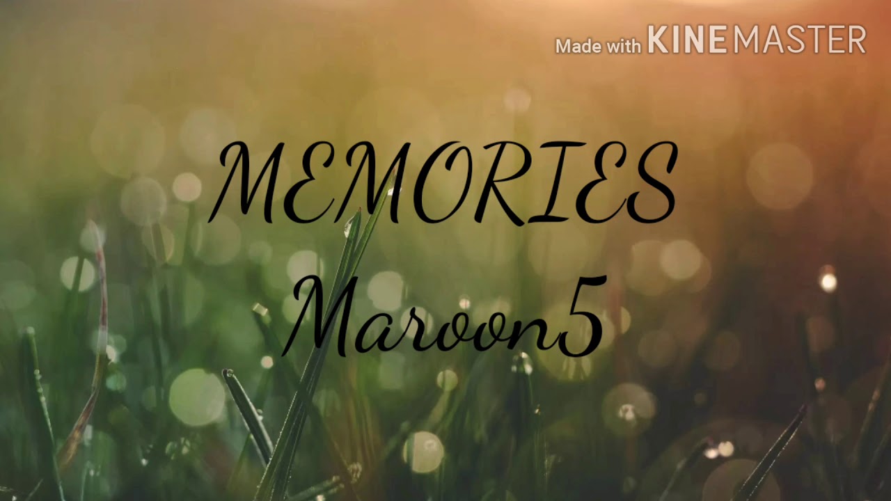 MEMORIES-MAROON 5 ( LYRICAL / VIDEO ) - YouTube