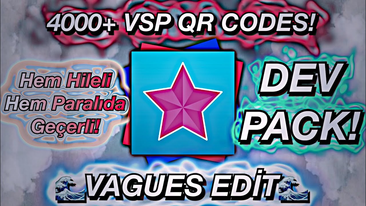 HEM HİLELİ HEM PARALI VİDEO STAR PRO’DA (VSP) 4000+ KOD PAKETİ | VAGUES ...