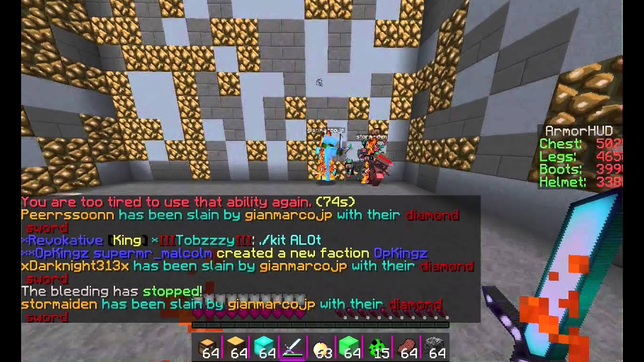 gianmarcojp Hacking on ToxicMC - OP Factions - YouTube