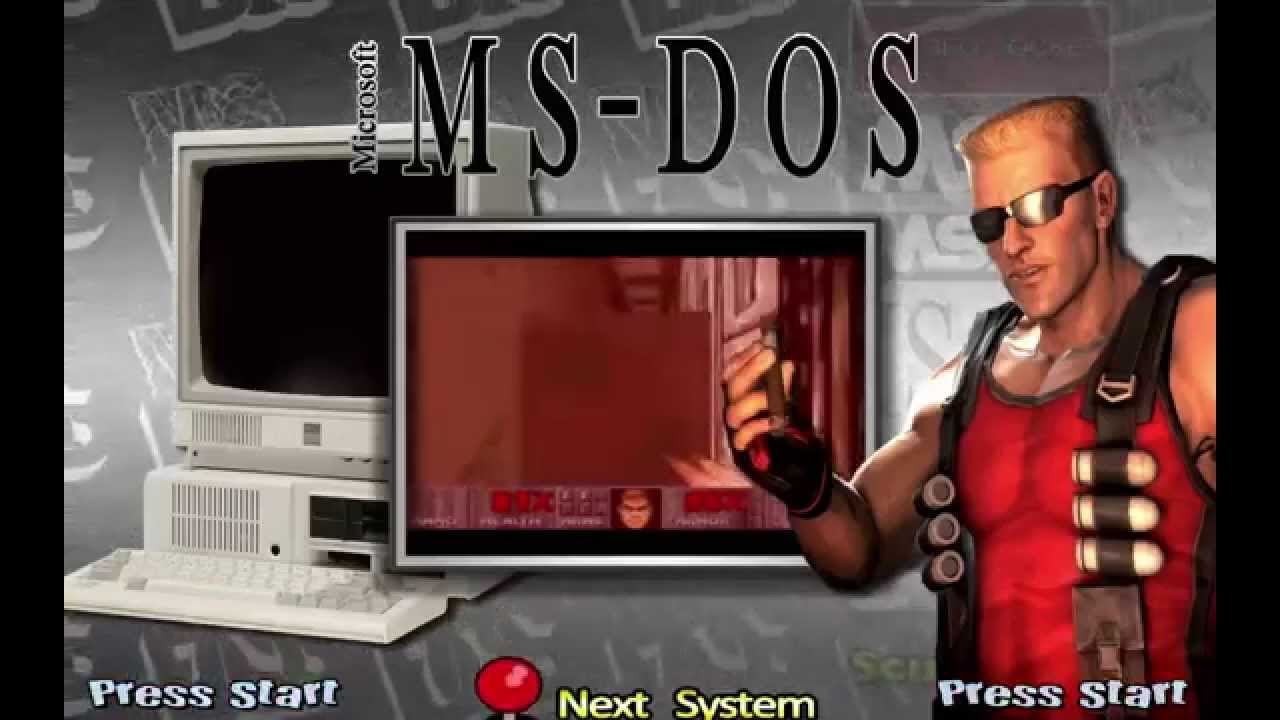 Hyperspin - Unified Megatheme - Microsoft MS-DOS - YouTube