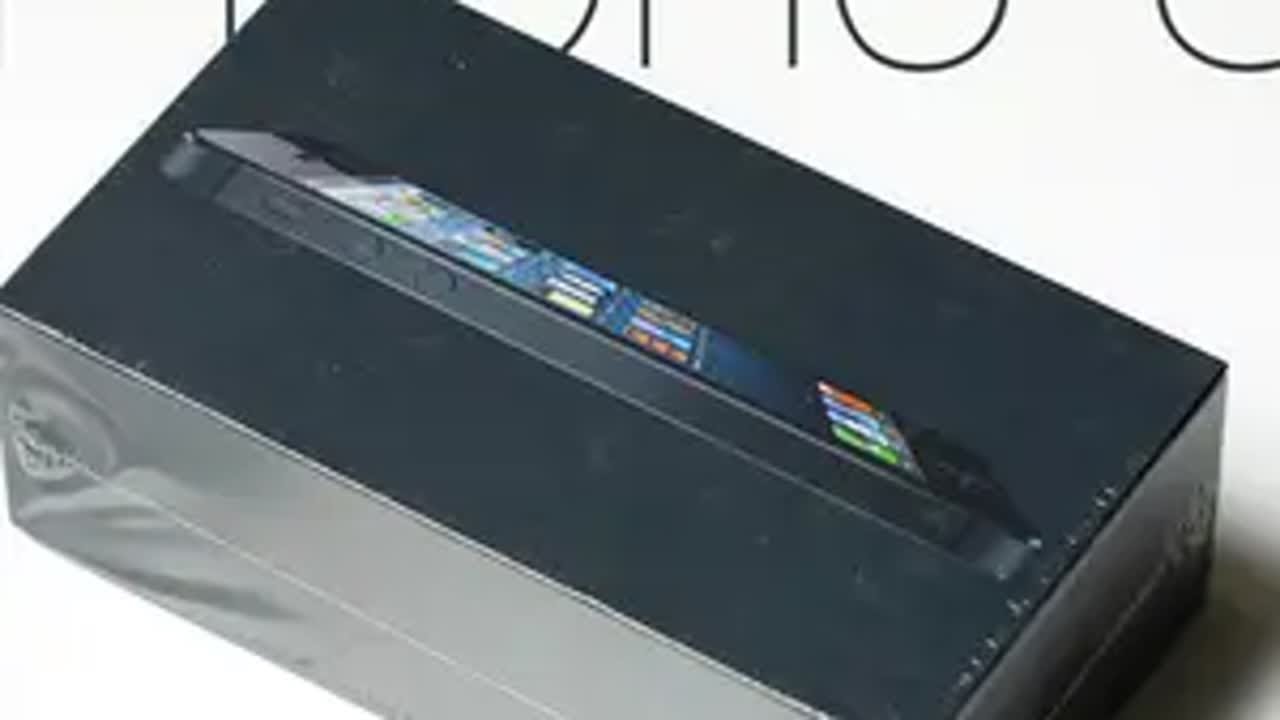 Only Apple can do的黑色 开箱一台12年前的iPhone 5苹果 iPhone iOS - YouTube