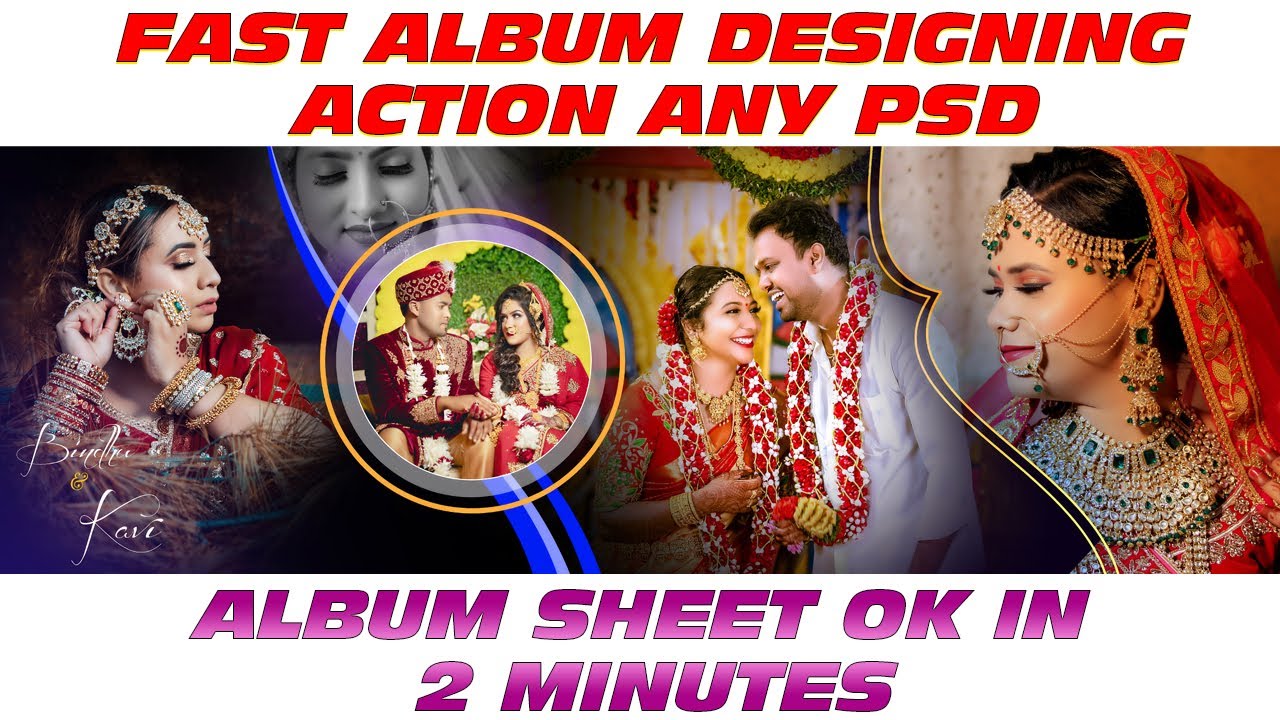 fast album design action free download || Adobe Photoshop - YouTube