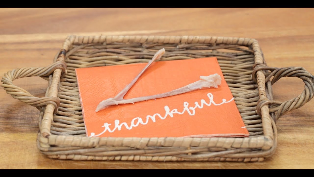 How to Dry a Wishbone | Cooking Tutorial - YouTube