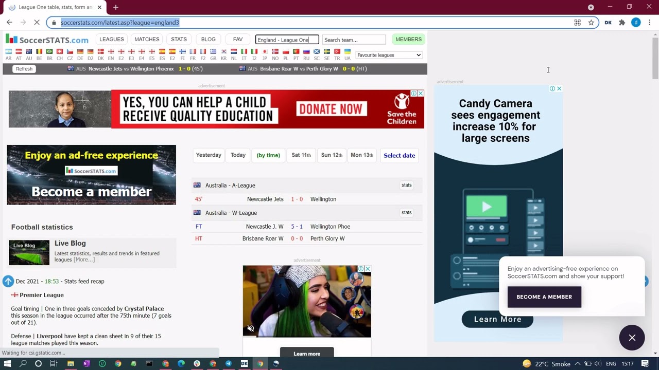 SoccerSTATS.com Scraper - DataKund - YouTube