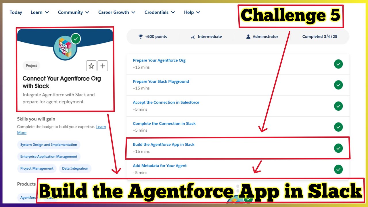 Build the Agentforce App in Slack | Connect Your Agentforce Org with ...