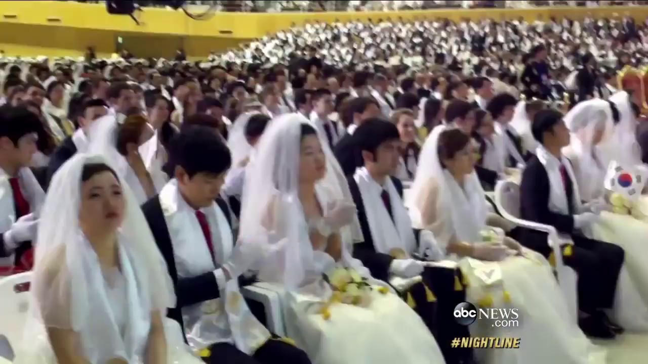 Unification Church Mass Wedding From Strangers to 'I Do' - YouTube