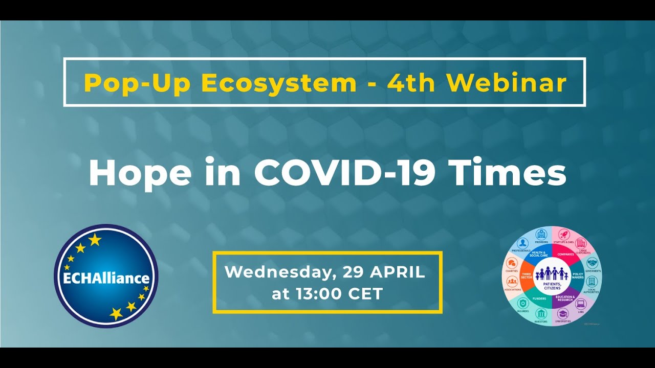 POP UP Ecosystem - 4th Webinar "Hope in COVID 19" - YouTube