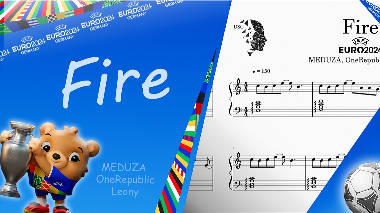 Fire (Official UEFA EURO 2024 Song) - MEDUZA, OneRepublic, Leony ...