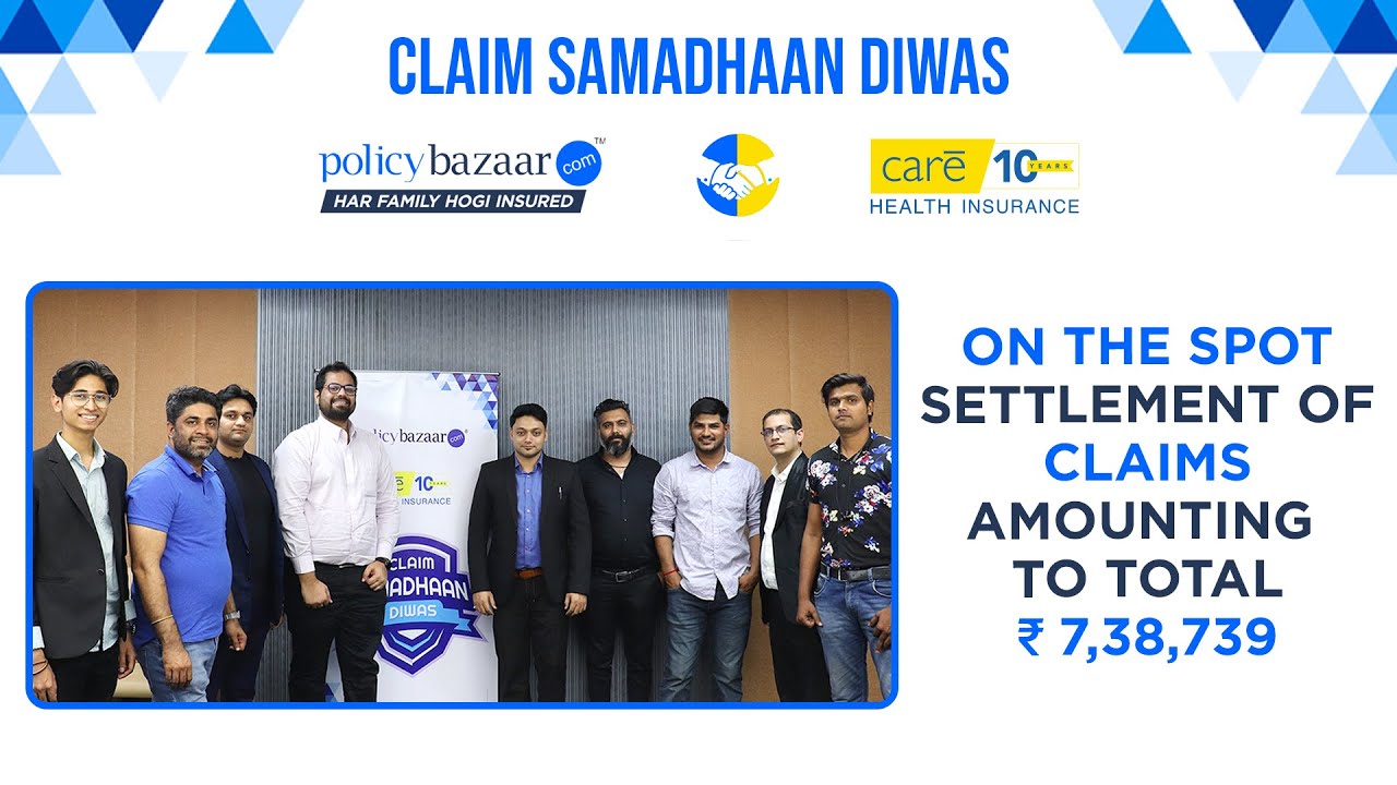 Resolving Pending Health Claims With Care! Claim Samadhaan Diwas with ...
