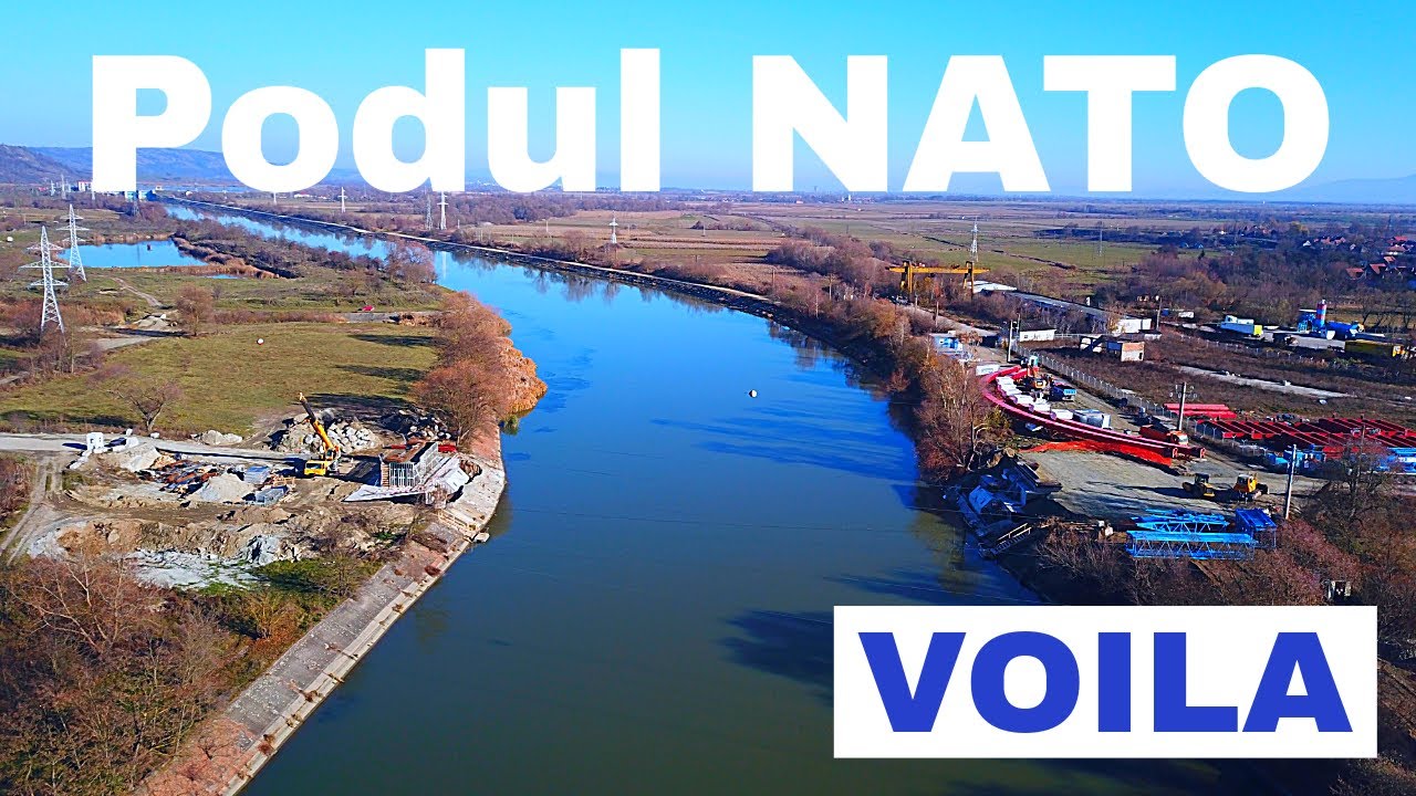 Podul peste Olt de la Voila | 17.11.2024 | Stadiul lucrarilor - YouTube