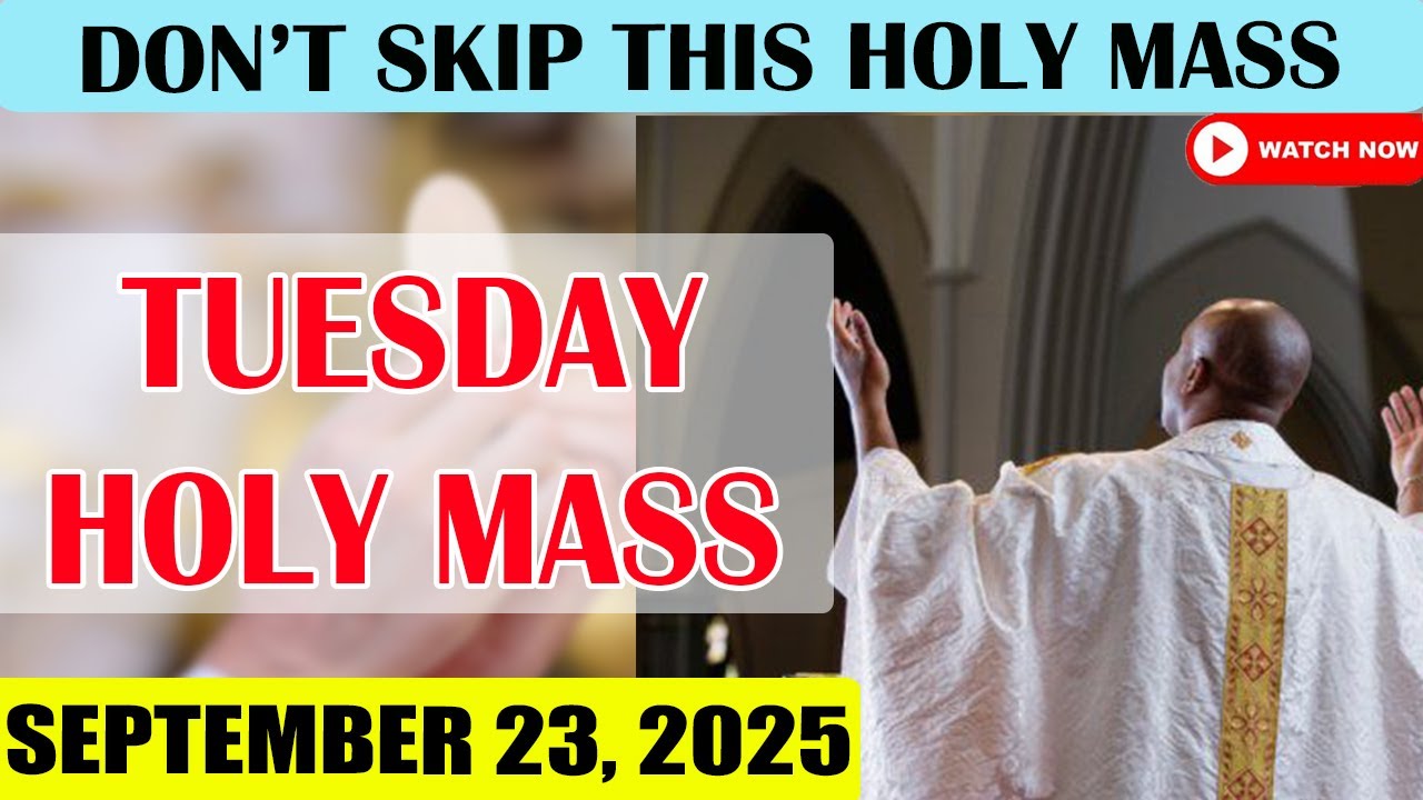 Catholic Mass Today | Daily TV Mass, Tuesday September 23, 2025 - YouTube
