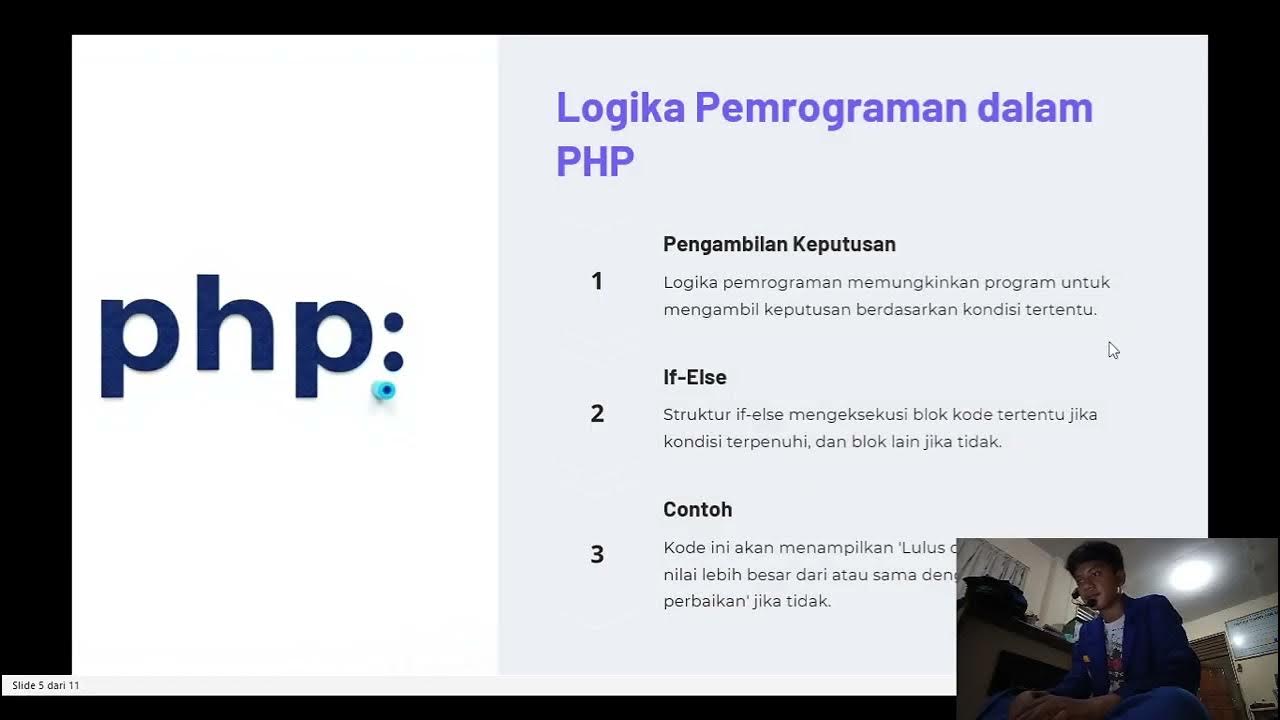 KONSEP DASAR MENGGUNAKAN BAHASA PEMROGRAMAN PHP - YouTube