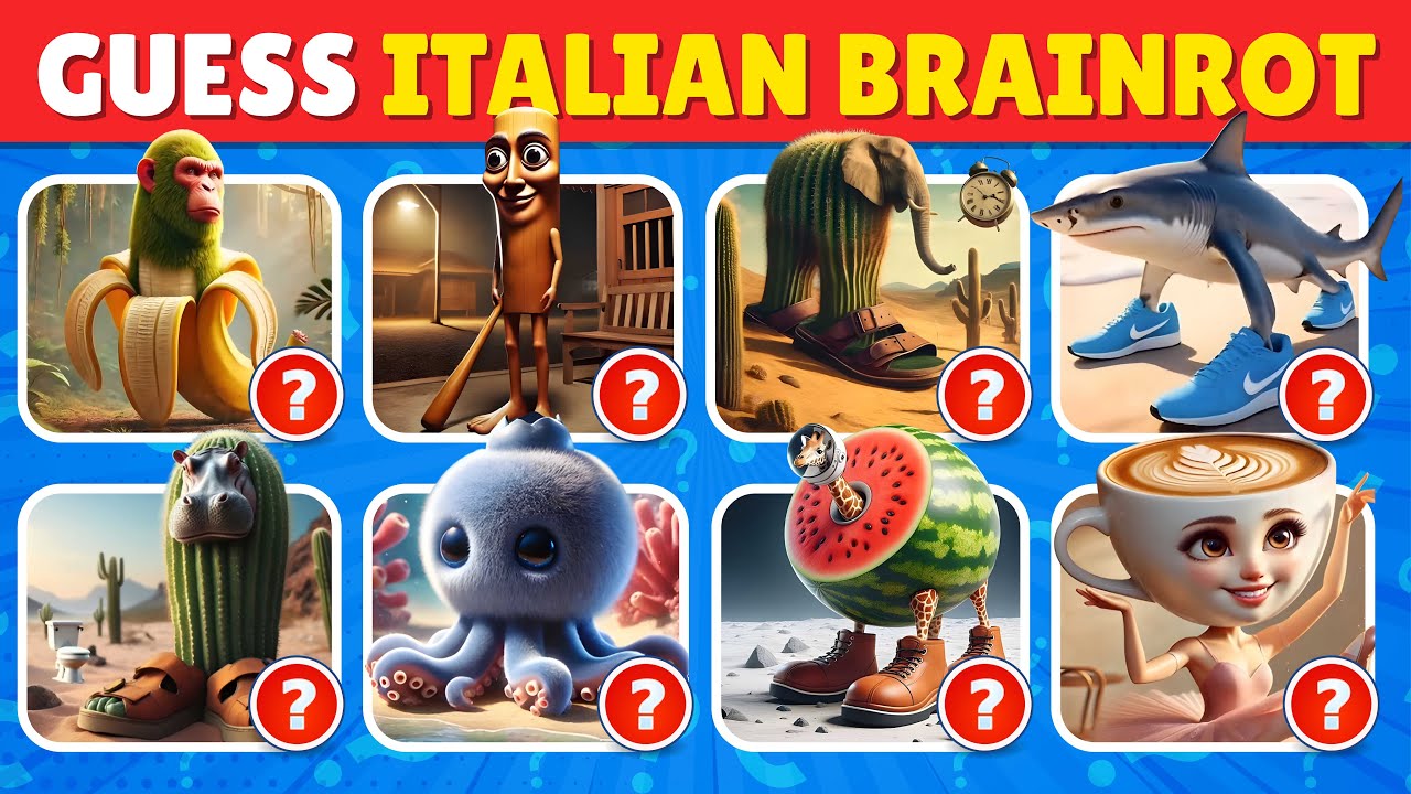 Guess The ULTIMATE Italian Brainrot Quiz – Can You Get 100%? 🧠🔥 - YouTube