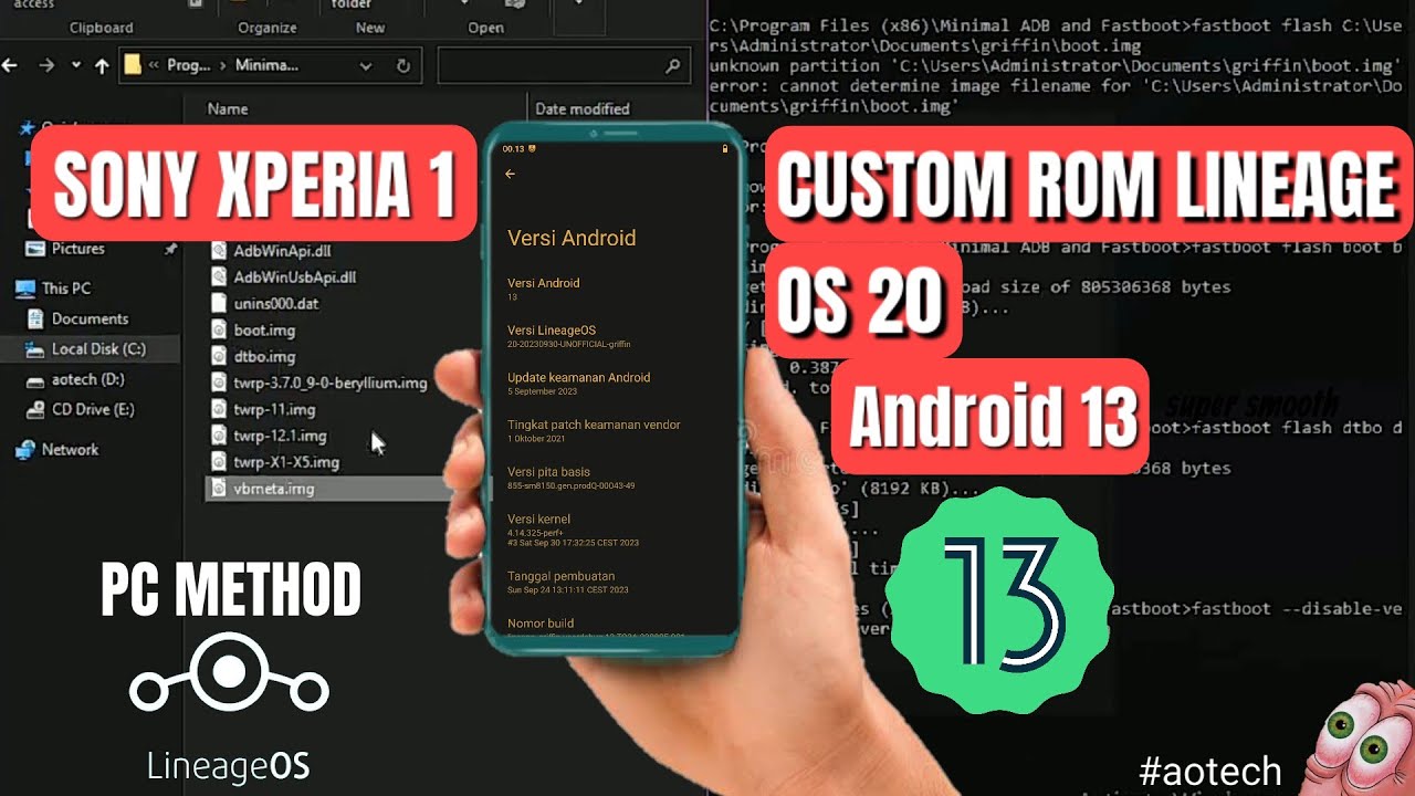 Custom Rom Sony Xperia 1 Lineage Os Android 13 | Update os Sony Xperia ...