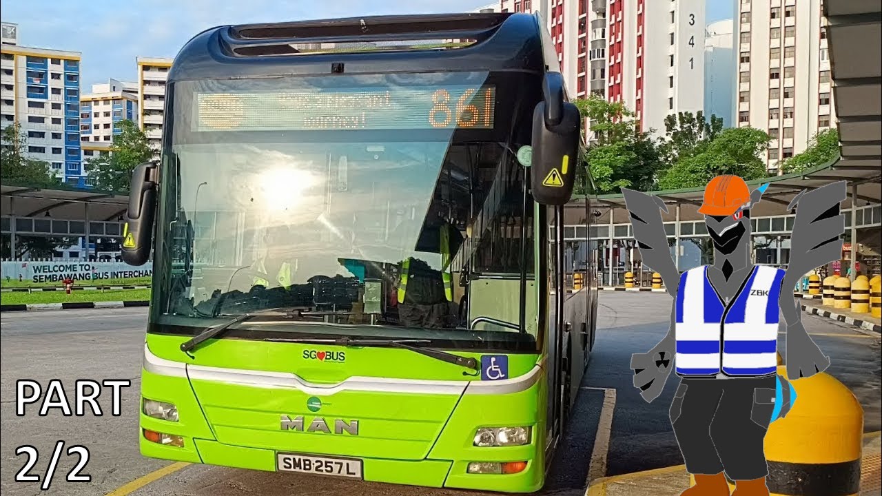 [4K対応] Tower Transit Bus Service 861 全区間前面展望 Khatib (Chencharu ITH ...