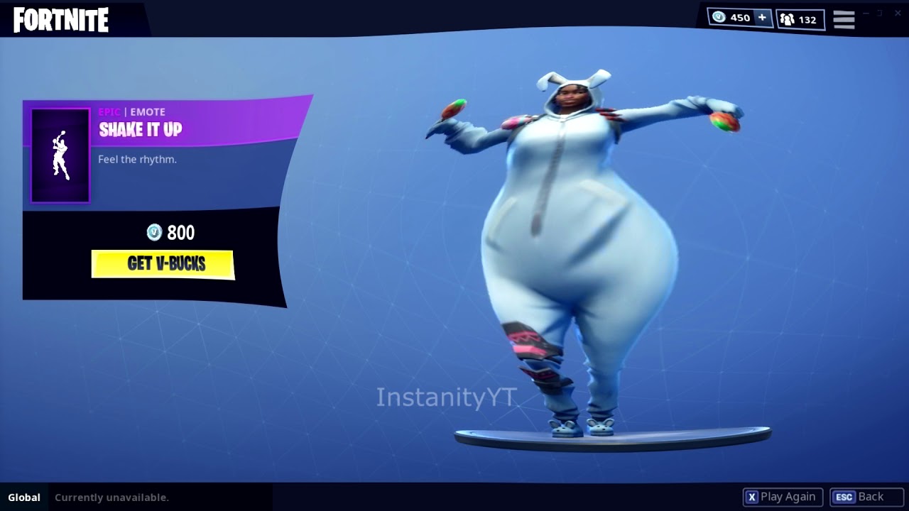 FORTNITE SHAKE IT UP EMOTE BASSBOOSTED - YouTube
