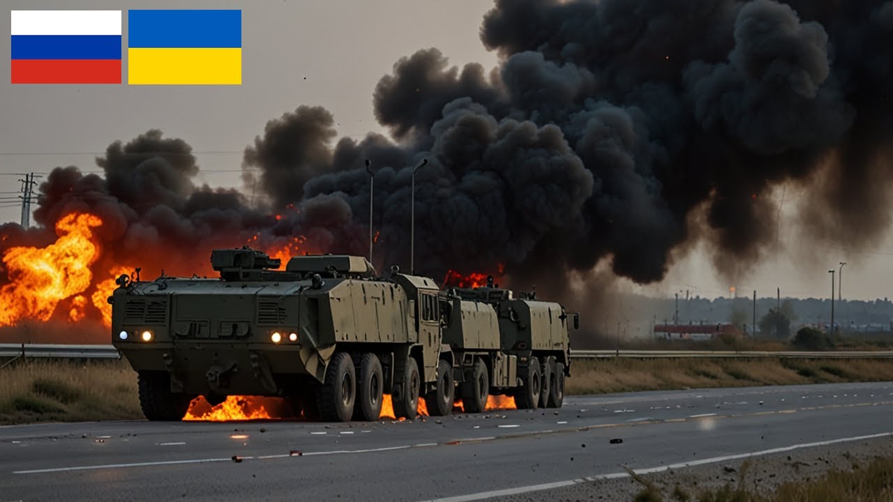 13 Minutes Ago! Hundreds Of Russian Armored Convoys Destroyed By ...