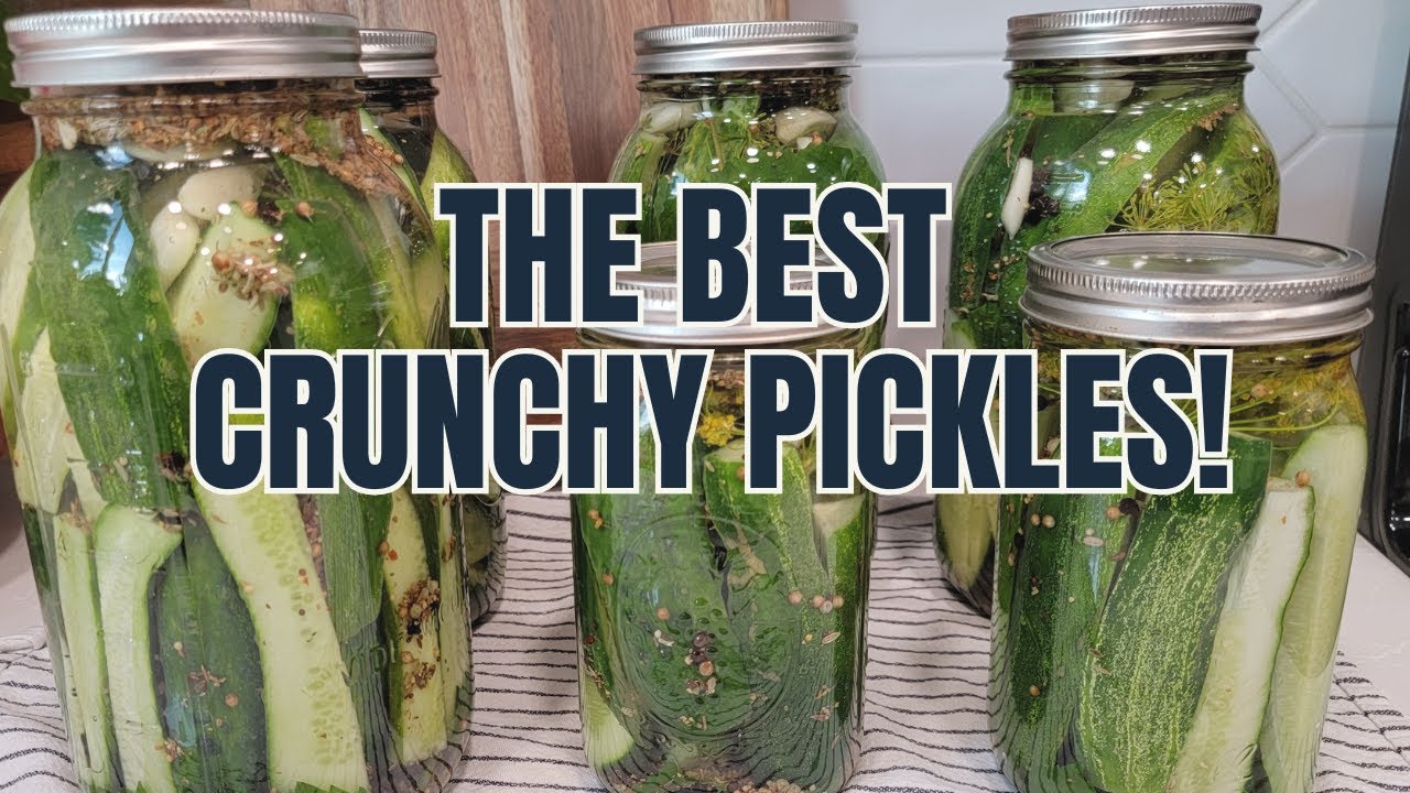 How to Make The Perfect Crunchy Pickles - YouTube
