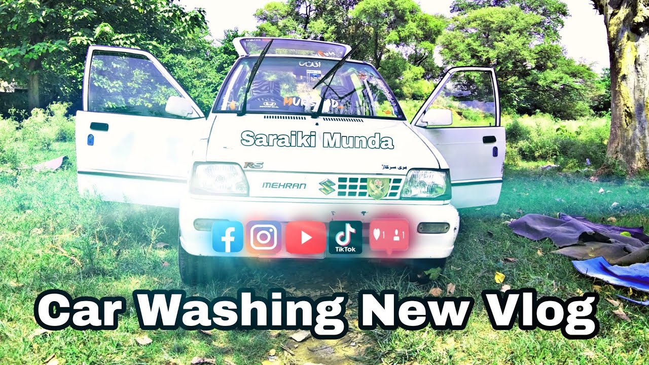 Car Washing New Vlog |Saraiki Munda #mehrancar #washing #islamabad ...
