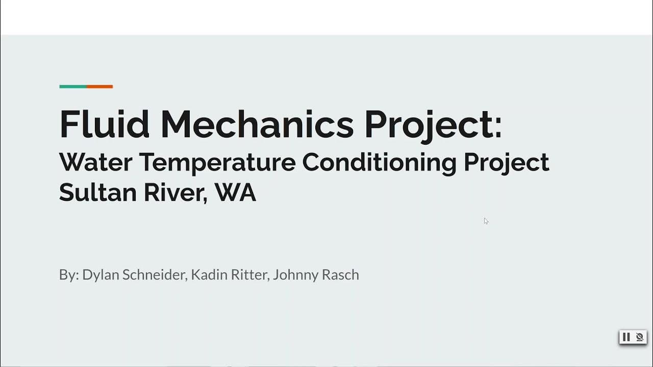 Fluid Mechanics Project - YouTube