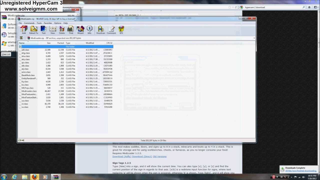 How to install modloader to MINECRAFT 1.2.5 {PC} - YouTube