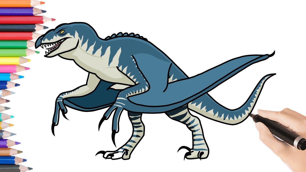 How to Draw Mutadon - Jurassic World Rebirth - YouTube