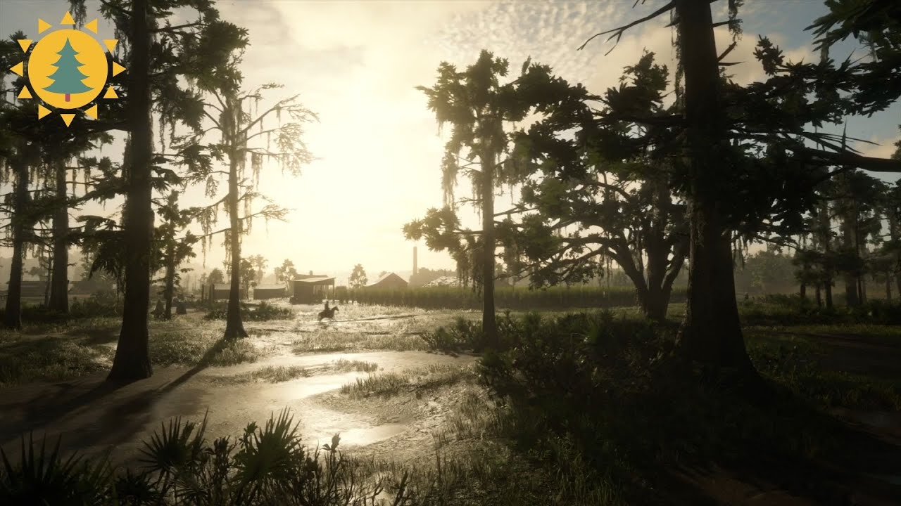 RED DEAD REDEMPTION 2 Ambience & Ambient Music | Bayou NWA | Lemoyne ...