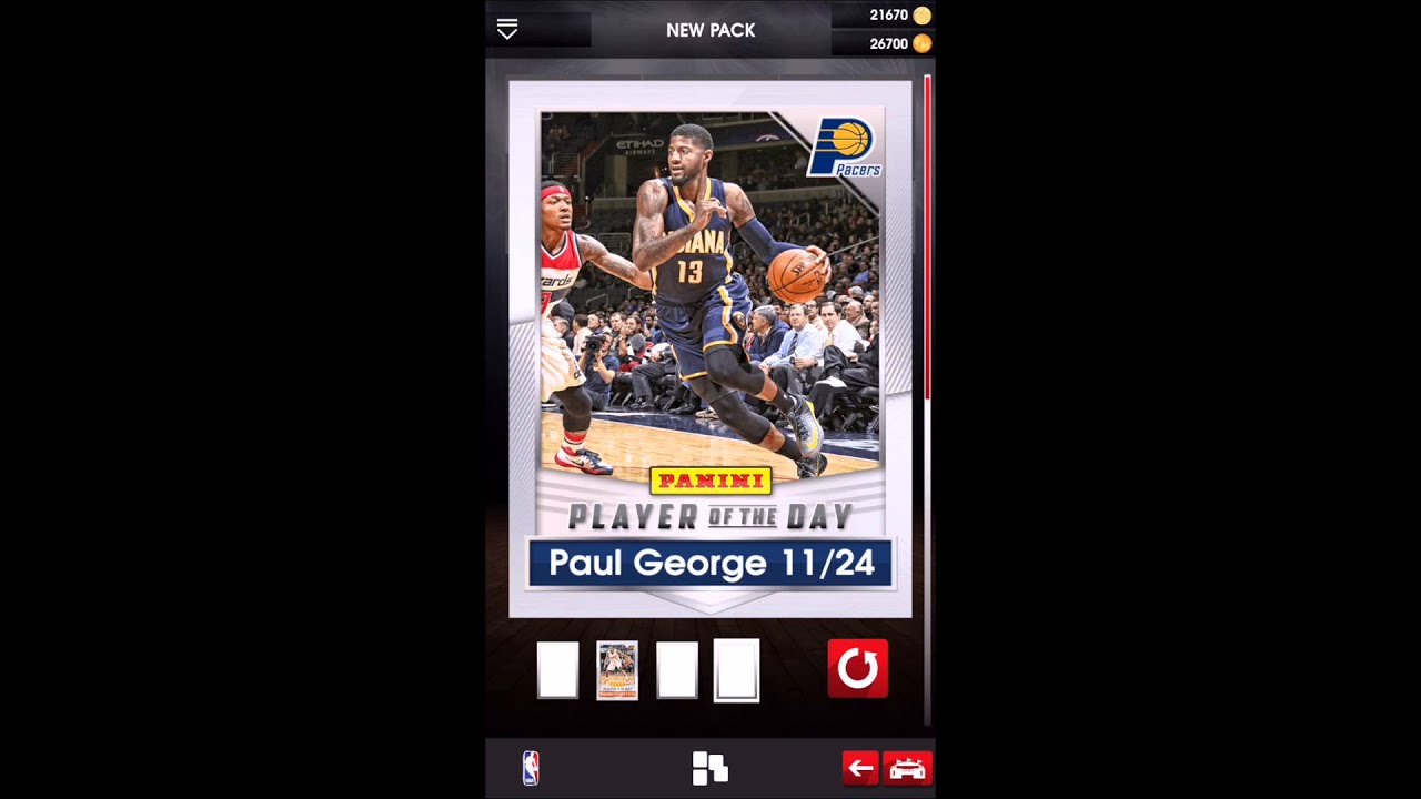NBA Panini DUNK! Player of the Day Pack Opening (12-19 -15) - YouTube