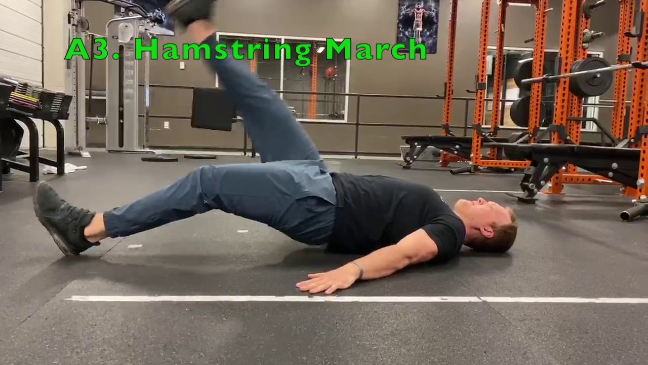 A3 Hamstring March - YouTube