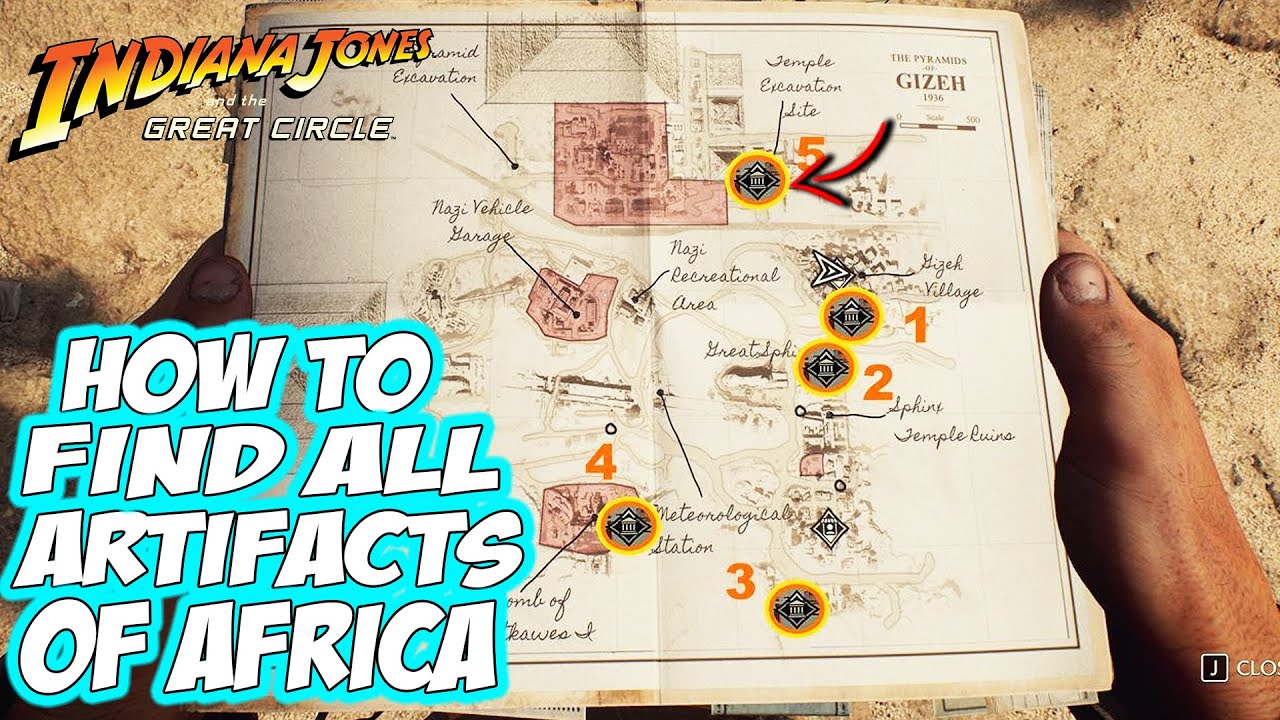 Indiana Jones and the Great Circle - Where To FIND ALL LOST ARTIFACTS ...